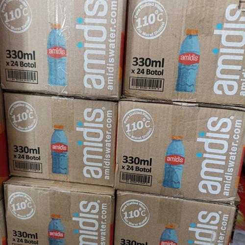 Jual Air Minum Dalam Kemasan AMIDIS Botol 330 ML - 1 dus isi 24 Botol ...