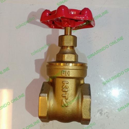 Jual Kran Gate Valve Kitz 1"inch Dn 25 Drat Kuningan - Jakarta Barat - SINARINDO ONLINE | Tokopedia