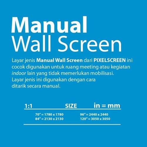 Jual Pixel Screen Projector 70" Manual - Pixel Layar Proyektor 70 ...