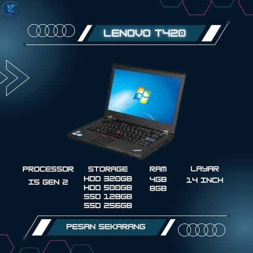 Jual Laptop Lenovo Thinkpad T420 Core i5 Gen 2 Ram 8GB Ssd 256Gb - 4 GB ...