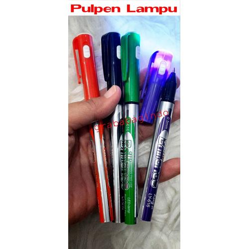 Jual PULPEN LAMPU SENTER/ PULPEN BERLAMPU/ ALAT TULIS LED/ PENA LED ...