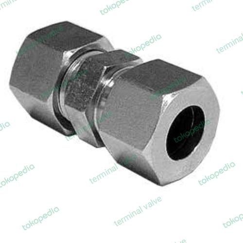 Jual union connector 6mm/union hydraulic 6mm/straight union 6mm ...