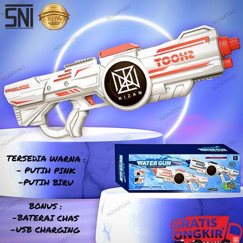 Promo tembakan air water gun electric /pistol air / mainan viral anak ...