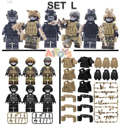 Jual Serdadu ARMY plastik Tentara mini WW2 Brick Lego Militer SWAT ...