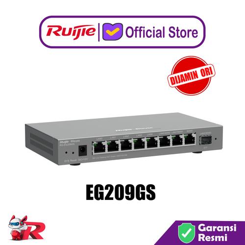 Promo Ruijie RG-EG209GS Reyee 9-Port Gigabit Cloud Managed SFP Router Cicil 0% 3x - Jakarta ...