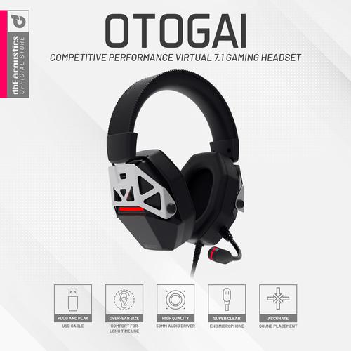 Promo dbE Otogai 7.1 Virtual Surround Gaming Headphone with ENC ...