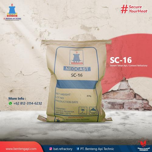 Jual SEMEN TAHAN API SC16 / CASTABLE NEOCAST SC16 - Kota Surabaya ...