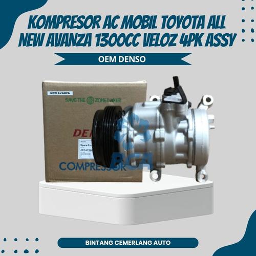 Jual KOMPRESOR AC MOBIL TOYOTA ALL NEW AVANZA 1300CC VELOZ 4PK ASSY ...