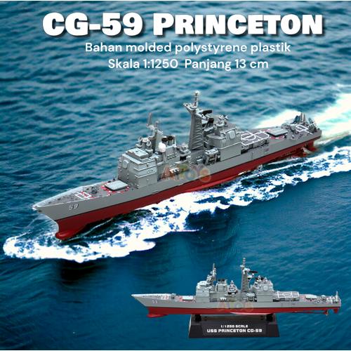 Jual Miniatur Kapal Perang CG-59 Princeton Cruiser Easy Model 13 cm 1:1250 - Jakarta Utara - A1 ...