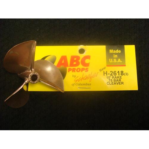 Promo 2618 3 Blade Cleaver Propeller Left – RC Boat Propeller | ABC ...