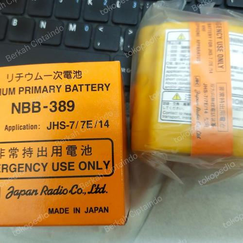 Jual LITHIUM PRIMARY BATTERY JRC NBB389 JHS-7 / 7E / 14 EMERGENCY ORI ...