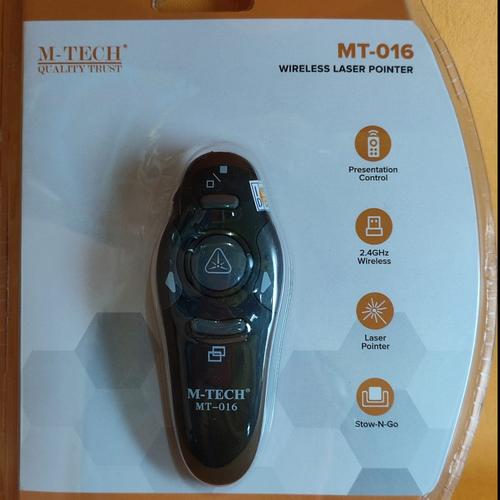 Jual Wireless Presenter M-Tech MT-016 MT016 Mouse Laser Pointer Tanpa ...