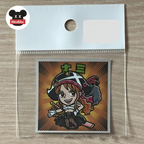 Jual Nami One Piece Red Wafer Sticker Lotte Japan - Luffy Zoro Booster ...