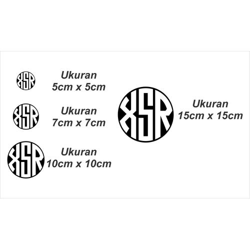 Jual Stiker Logo XSR Bulat | Sticker Cutting Logo XSR Bulat Motor ...