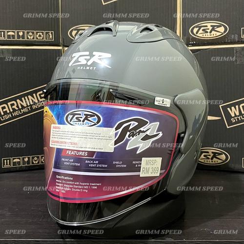 Jual Helm TSR Ram 4 Modern Grey - TSR Helmet - Kota Bandung - GR1MM ...