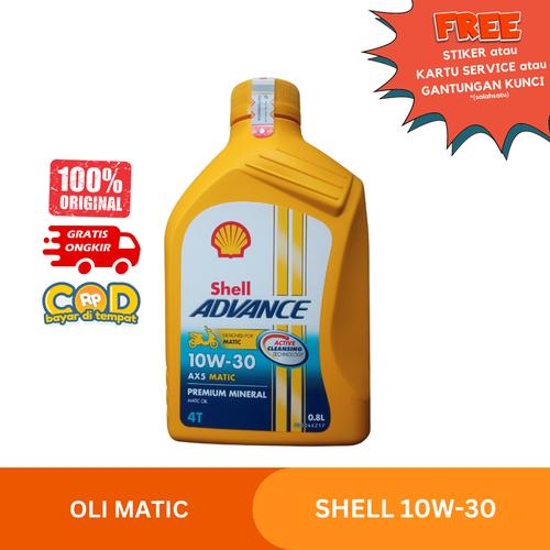 Jual Oli Motor Matic Shell Advance AX5 Scooter 10W-30 Original yamaha ...