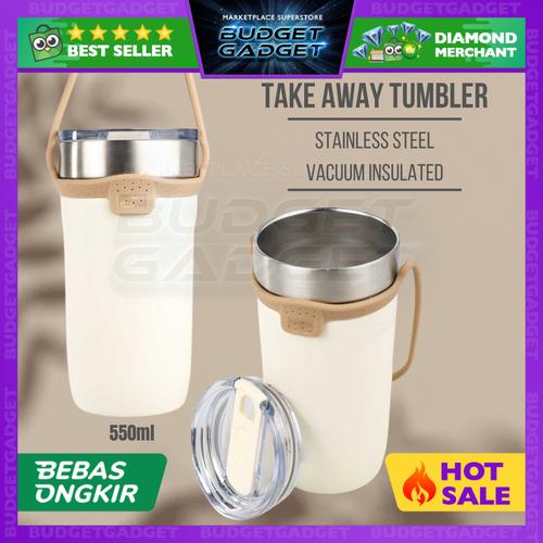 Jual TYESO Botol Minum Take Away Tumbler Thermos Stainless Steel 550ml ...