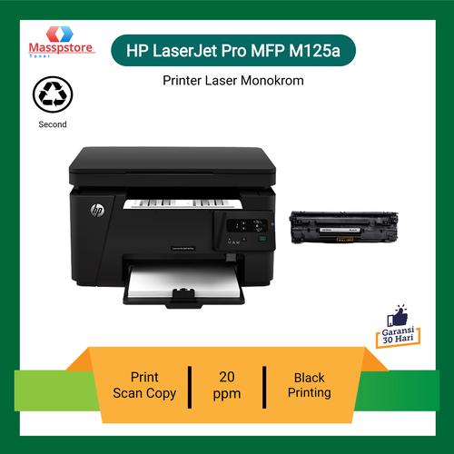 Jual Printer hp laserjet pro mfp m125a Printer Monochrome scan copy ...