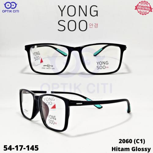 Jual frame kacamata kotak pria wanita Yong Soo 2060 Original Ringan ...