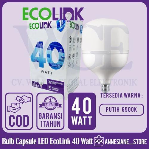 Jual Lampu LED Capsule 40w Kapsul Bohlam Bulb ECOLINK 40watt 40 w Garansi - Kota Bandung ...