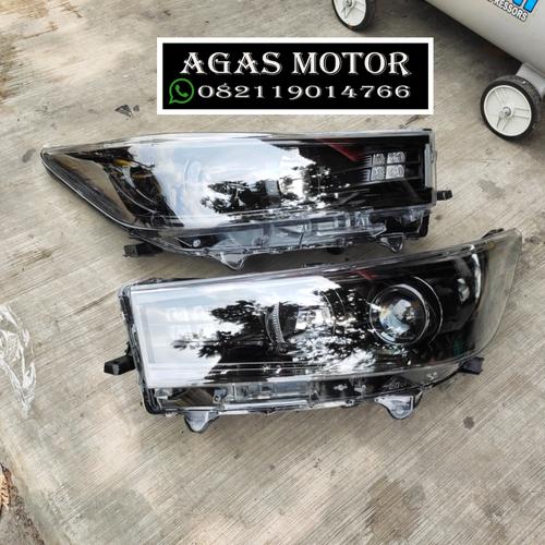 Jual headlamp lampu depan toyota innova reborn 2021 custom black up ...