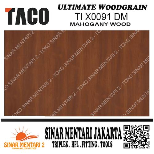Jual TACO HPL ULTIMATE WOODGRAIN TI X0091 DM MAHOGANY WOOD - Jakarta ...