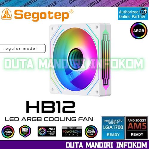 Jual Segotep HB12 ARGB Standard I Reverse - 120mm PWM A-RGB Gaming Fan ...
