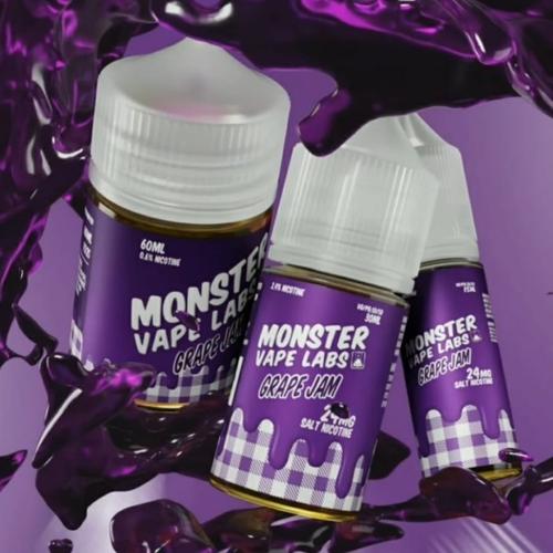 Jual Monster Vape Labs Grape Jam USA 60ML by Jam Monster - Liquid US ...