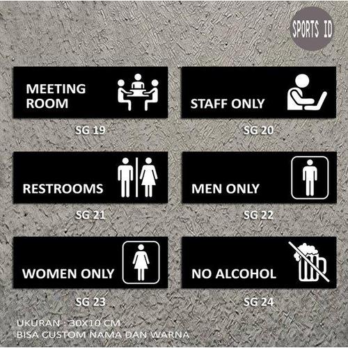 Jual Papan Sign - Papan Petunjuk - Sign Board - Papan Petunjuk Custom ...