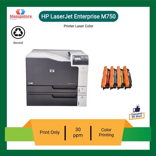 Promo Printer A3 Hp Color laserjet Enterprise M750n Printer Warna A3 ...