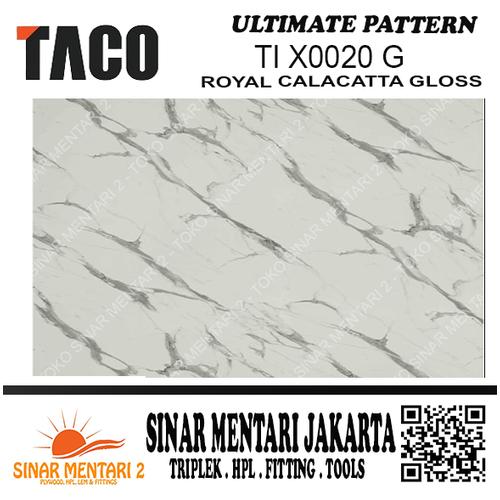 Jual TACO HPL ULTIMATE PATTERN TI X0020 G ROYAL CALACATTA GLOSS ...