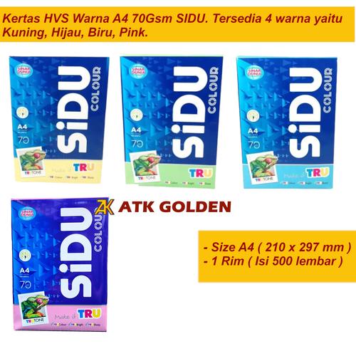 Jual Kertas SIDU A4 70gr Warna - Merah Muda - Kab. Tangerang ...