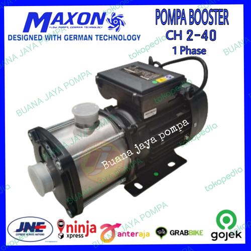 Jual POMPA BOOSTER MAXON CH 2-40 POMPA AIR PENDORONG MAXON In Out 1inch ...