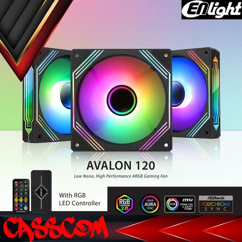 Jual Fan Casing Enlight AVALON 120 3 SET ARGB With Remote and ...