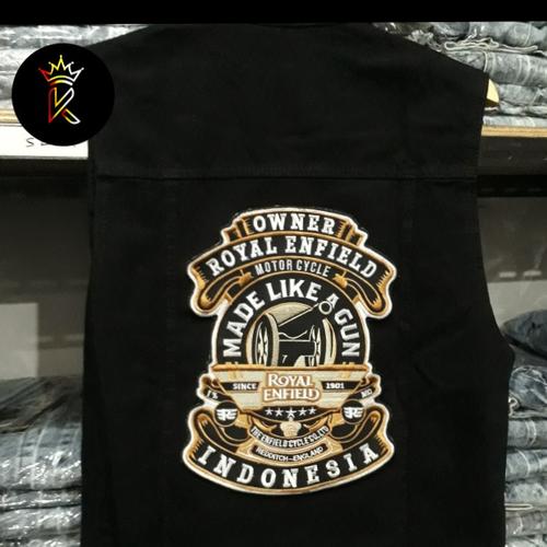 Promo Rompi pria royal enfield/rompi jeans/rompi anak motor/vest pria ...
