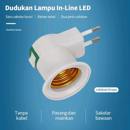 Jual Fitting Lampu Colok saklar / Colokan Lampu On/Off Fitting Lampu ...