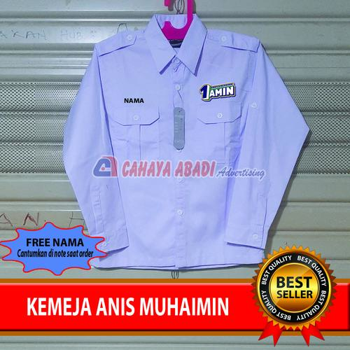 Jual Kemeja Anis Muhaimin AMIN Baju AMIN - Kaos Kerah, S - Jakarta ...