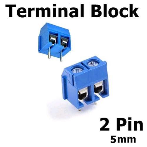 Jual Terminal Block pcb 2 pin 5mm | terminal blok biru 2p - Kota Kediri ...