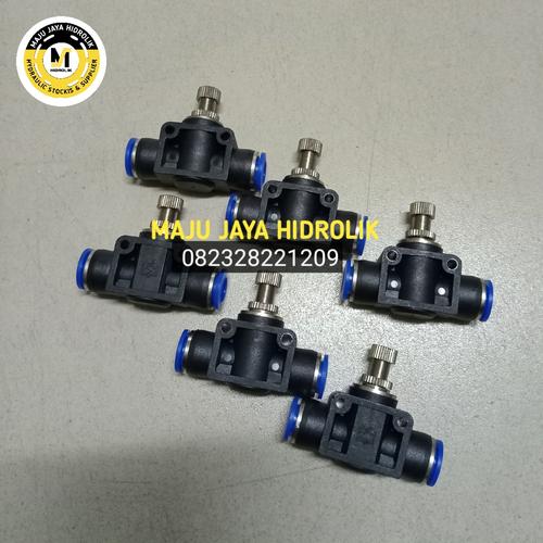 Jual FITTING PNEUMATIC MSA 10/SA 10/FITTING SPED CONTROL SELANG 10MM X ...