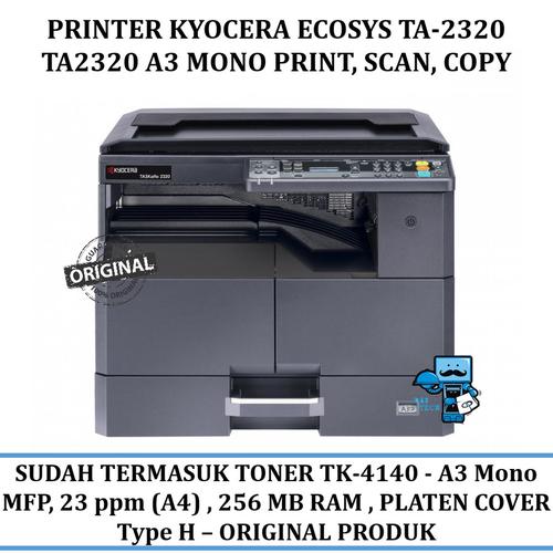 Promo Printer Kyocera Ecosys Ta-2320 Ta2320 A3 Mono Print, Scan, Copy ...