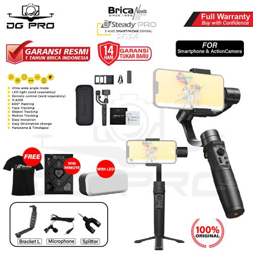 Jual Brica B-Steady Pro 2023 New Version 3-Axis Gimbal Stabilizer ...