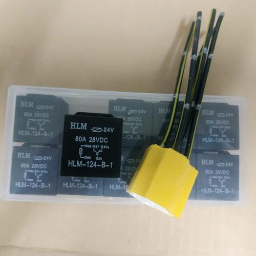 Jual RELAY KAKI 5 HLM 24V 80A - 87A RELAY PEMUTUS + SOCKET RELAY ...