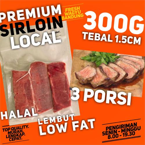 Jual STEAK SIRLOIN LOKAL PREMIUM Stik Daging Sapi Has Luar Halal - Kota ...