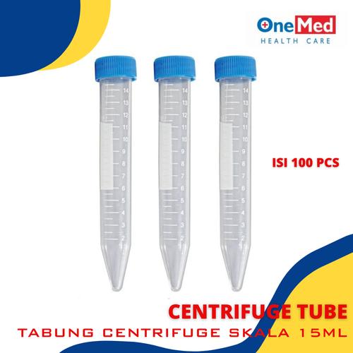 Jual Centrifuge Tube Plastik / Tabung Plastik Sentrifus 15ml - ONEMED ...