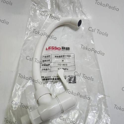 Jual Kran Angsa PVC Original LESSO - Keran Angsa PVC Cuci Piring 1/2 ...