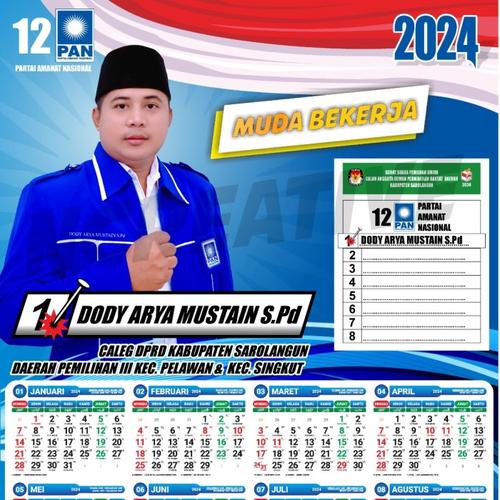 Jual [KARGO LUAR] 1000 PCS CETAK KALENDER DINDING 2024 DUPLEX 250GSM ...