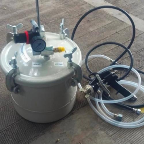 Jual Paint Tank 5 Liter - Pressure Tank - Paint Pot with Spray Gun Set ...