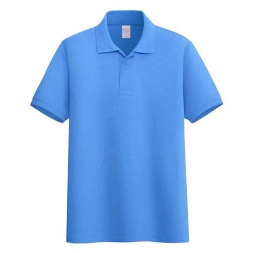 Promo baju kaos polos polo shirt berkerah baju lacos pria wanita-biru ...