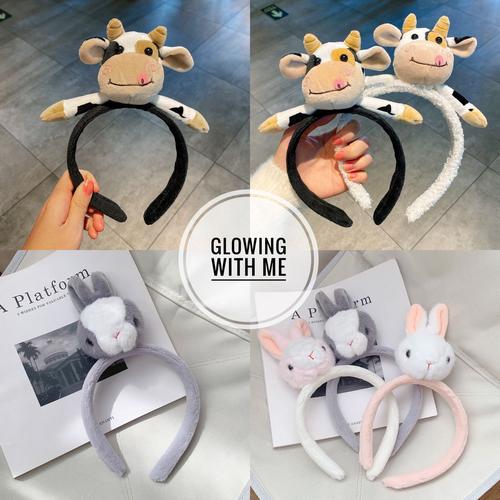 Jual Bando anak boneka animal Sapi/Kelinci - rabbit pink - Jakarta ...