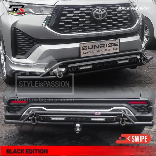 Jual TOWING BUMPER ARMOR BLACK EDITION INNOVA ZENIX HYBRID - belakang ...